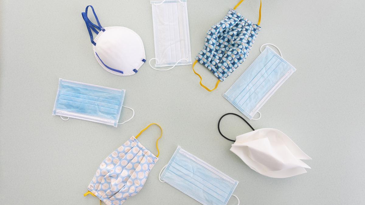 6 forskellige mundbind: Så godt beskytter de forskellige mundbind og ...